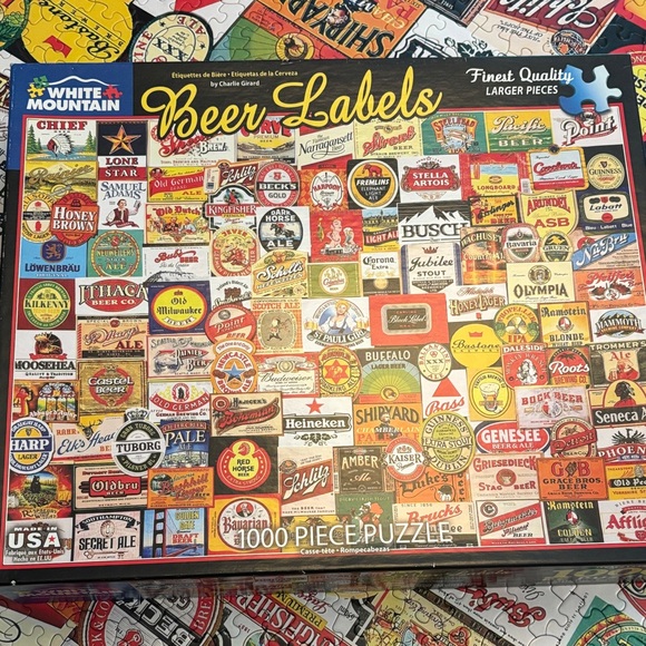 White Mountain | Games | White Mountain 344 Beer Labels 100 Piece ...